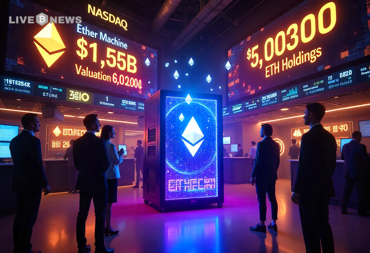 Ether Machine Nasdaq Deal Ends, $50M Fee Due